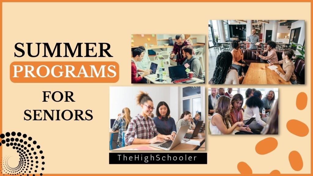 8 Summer Programs For High School Seniors To Apply - TheHighSchooler