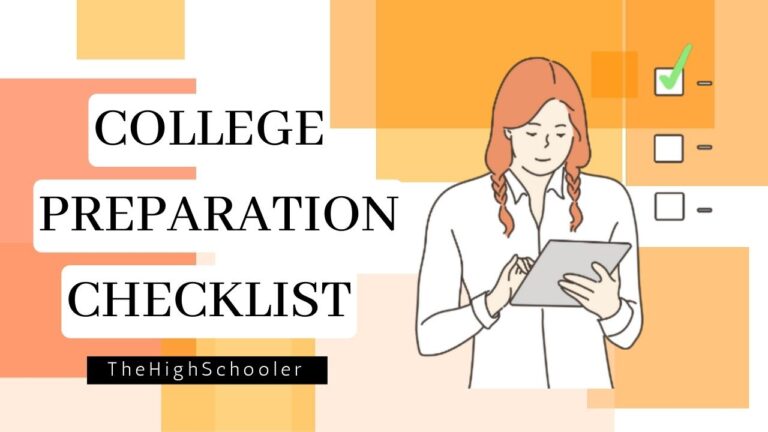 Printable College Preparation Checklist For High School Students [PDF ...