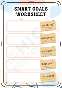 Printable SMART Goals Worksheet For High School [PDF Included ...