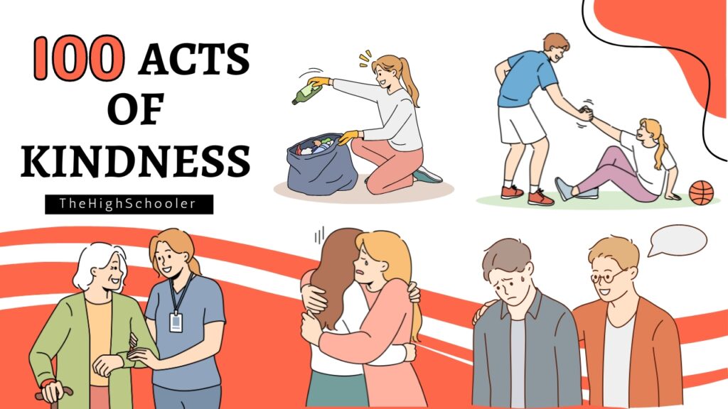 100 Random Acts of Kindness for High School Students - TheHighSchooler