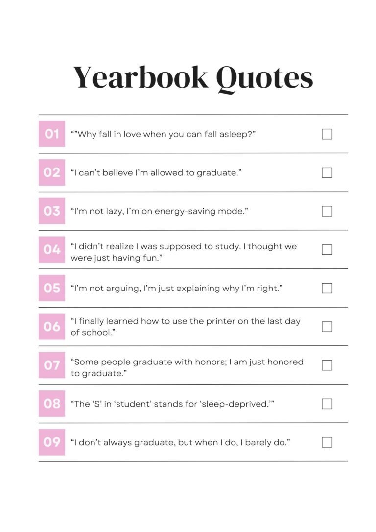 145 Unique High School Yearbook Quotes - TheHighSchooler