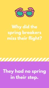 50 Hilarious Spring Jokes For Teens - TheHighSchooler