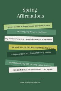 50 Effective Spring Affirmations For Students - TheHighSchooler