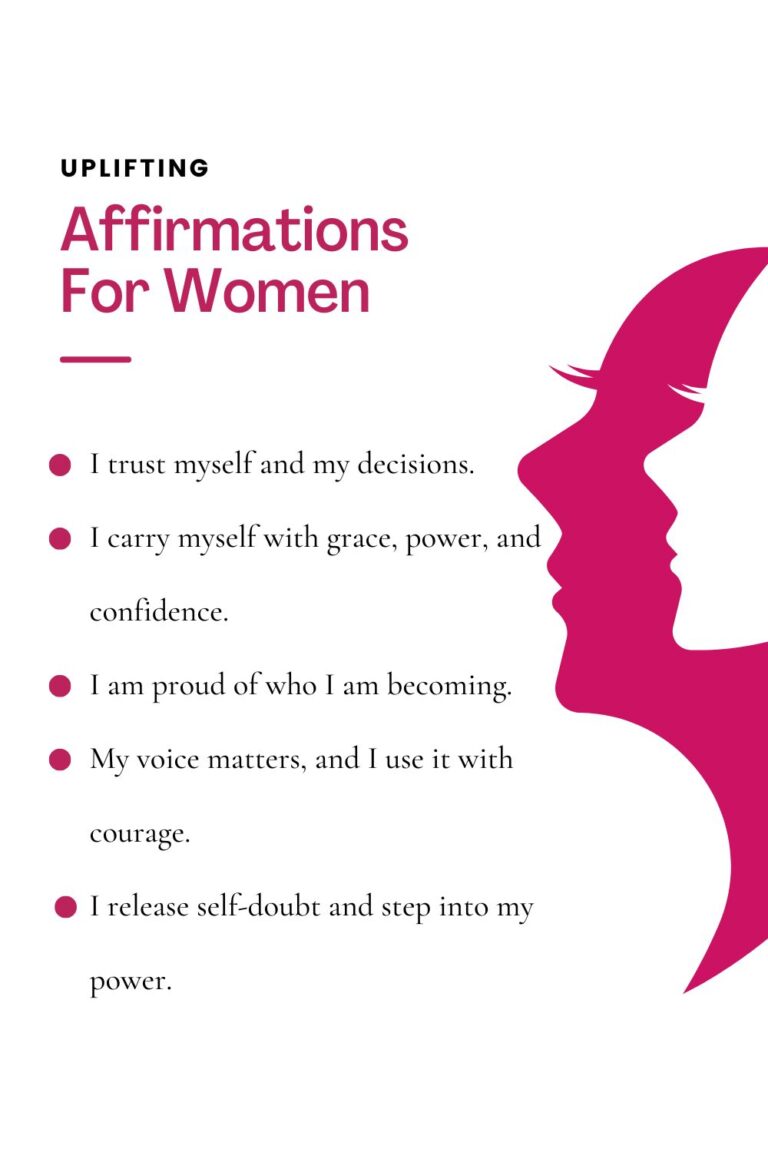 50 Uplifting Affirmations For Women - TheHighSchooler