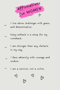 50 Uplifting Affirmations For Women - TheHighSchooler