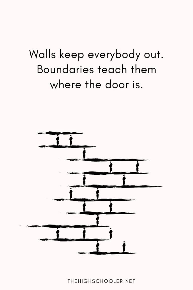 50 Positive Quotes About Setting Boundaries - TheHighSchooler